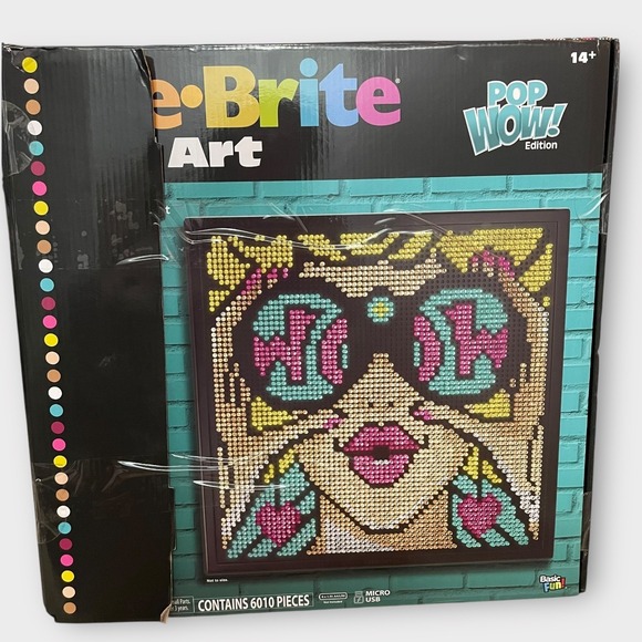 Lite Brite | Office | Lite Brite Wall Art Pop Wow Edition Light Up Unit ...